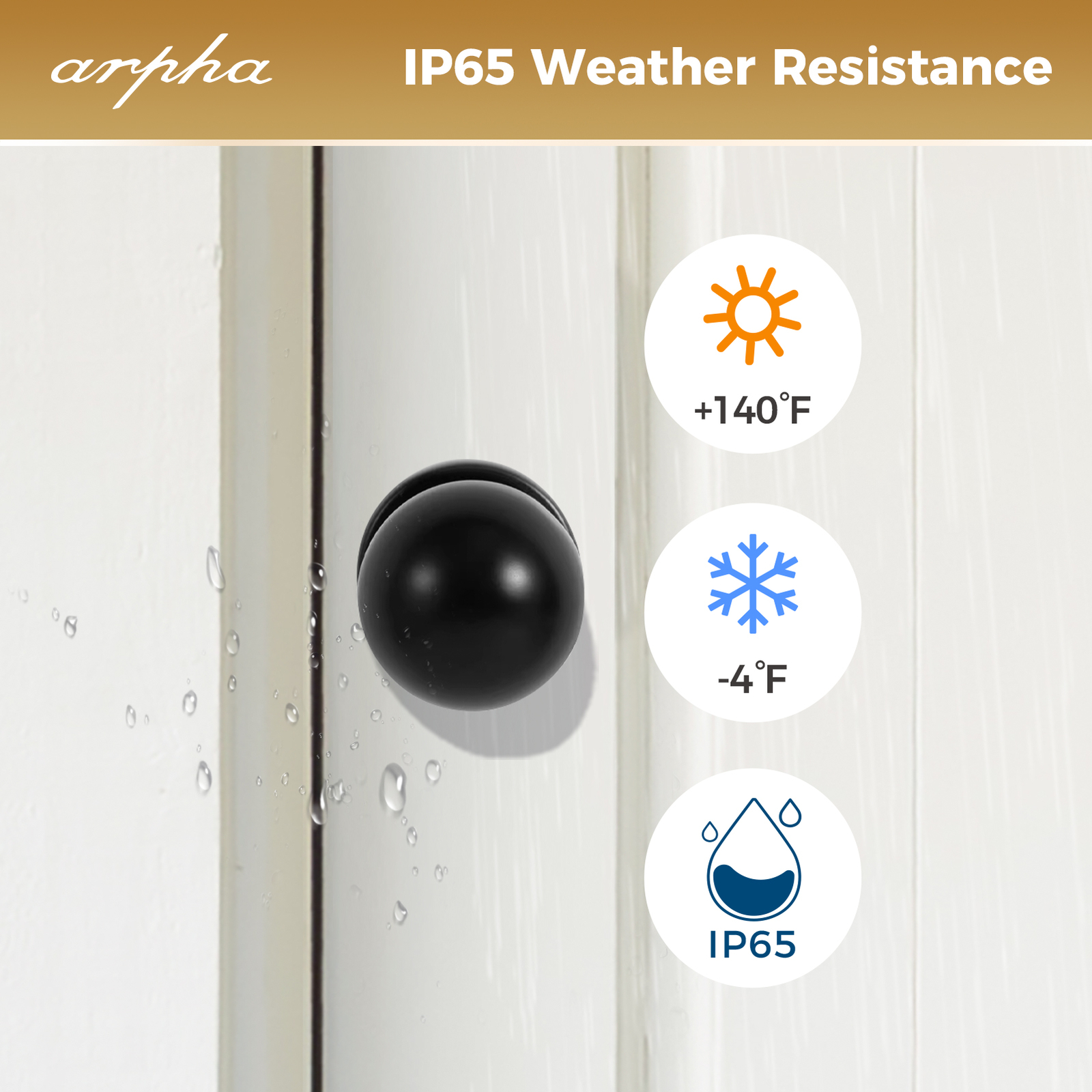 ARPHA Smart Door Lock Video Camera+Doorbell+Fingerprint Keyless Entry ...