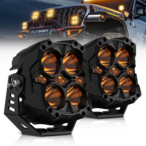 NOVSIGHT LED Pods Lights Driving Lights - 6 Inch LED Light Pods ...