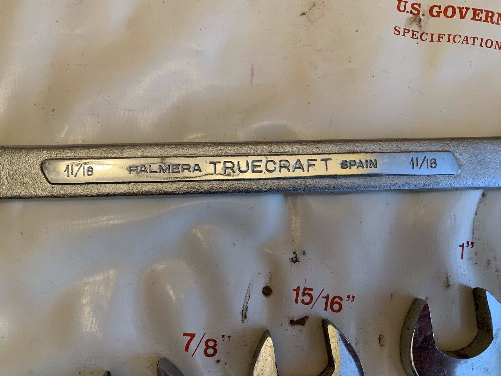 Vtg “Rare” Truecraft No. BO14R 14 Piece Combination Wrench Set 3/8-1 1/4” | eBay