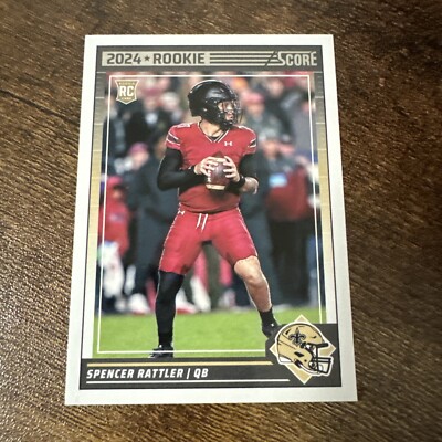 2024 Score Spencer Rattler ROOKIE #345 - New Orleans Saints | eBay