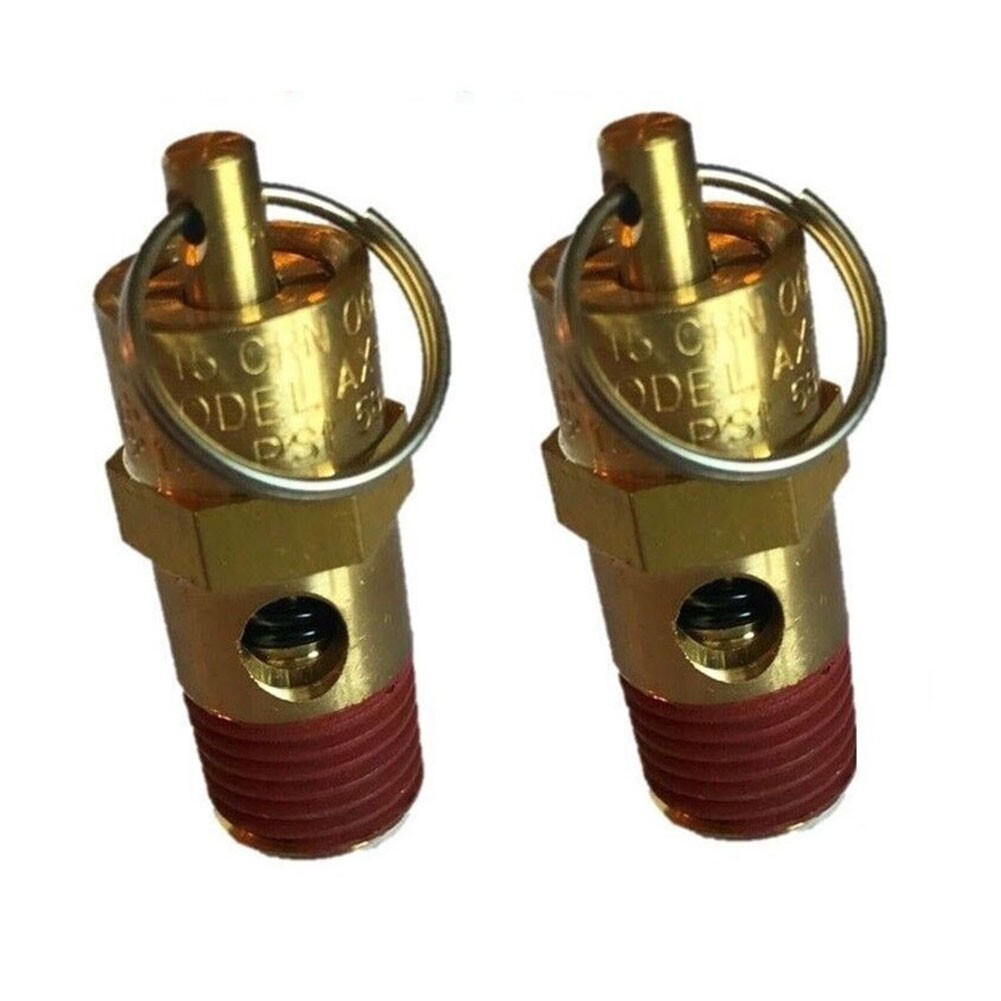Two Piece Set 1/4 NPT 150 PSI Air Compressor Safety Relief Pressure ...