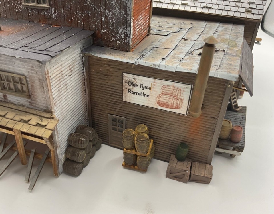 HO Scale Old Tyme Barrels Structure Kit Laser Cut | eBay