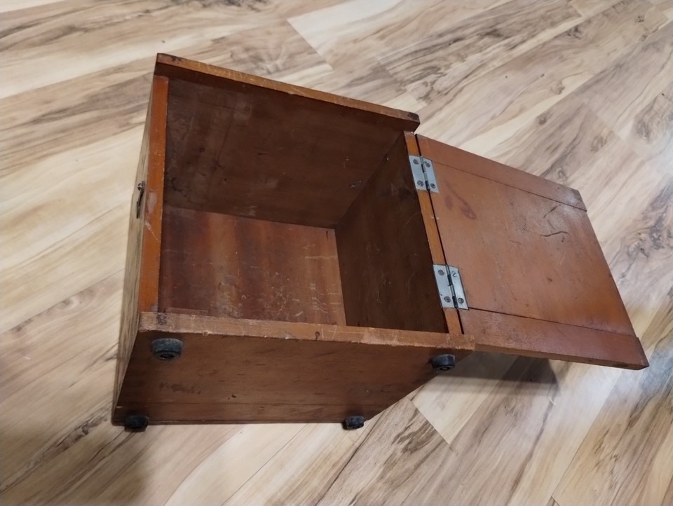 WW2 Japanese Type 92 Aircraft Aviation Compass Wooden Storage Case Only ...