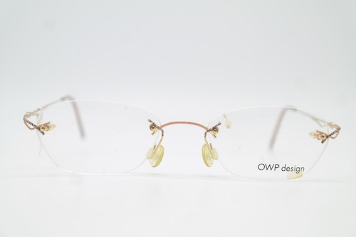 Lunettes OWP design 1605 Bronze Bariolé sans Monture Lunettes Neuf | eBay