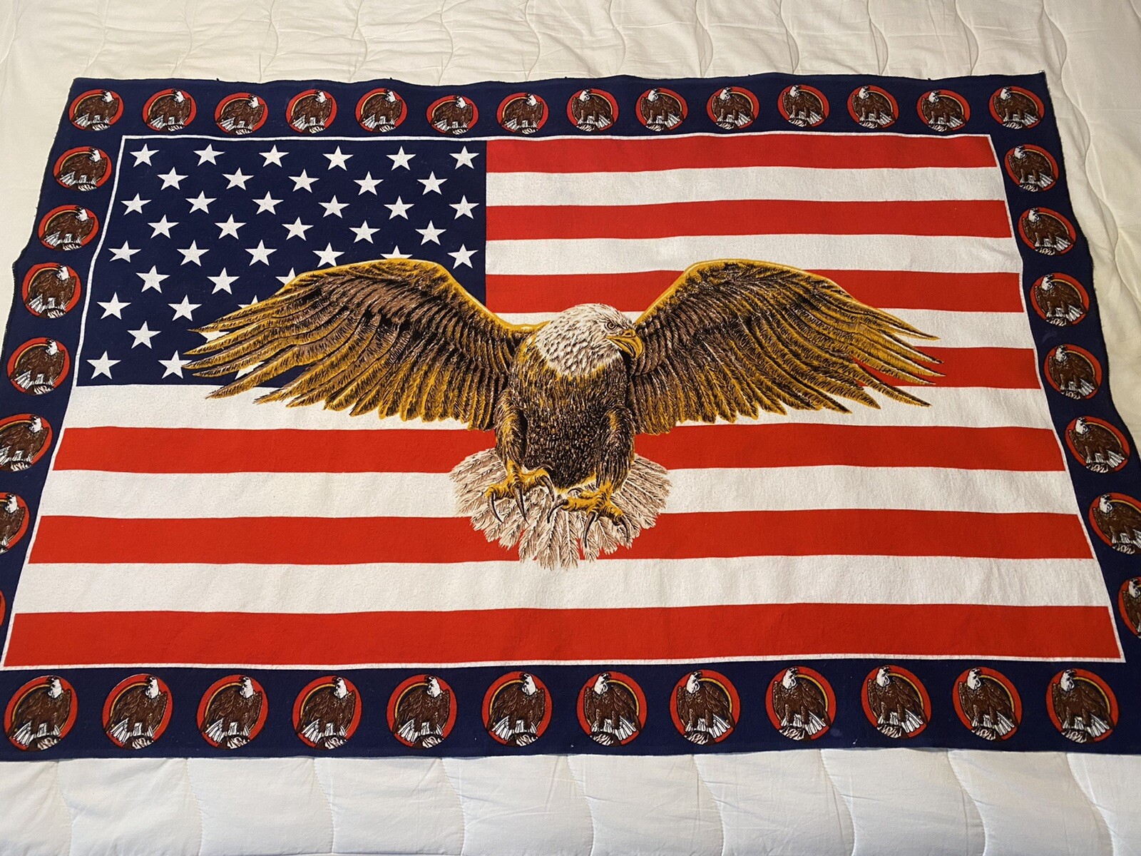 Patriotic Eagle Border