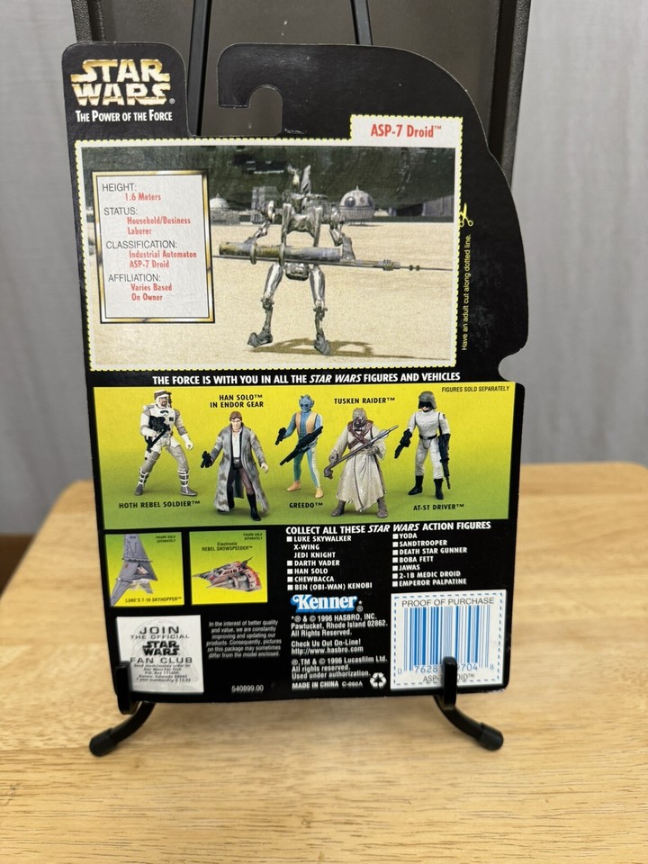 Vintage Star Wars - ASP-7-Droid - POTF - In Package - 1997 Kenner | eBay