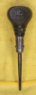 Vintage MAC Tools Awl Stubby Wooden Handle Punch Tool 6" Long SA800 ...
