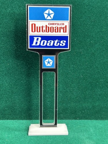 HO Scale Chrysler Outboard Boats Dealer Sign Vinyl Graphics ...