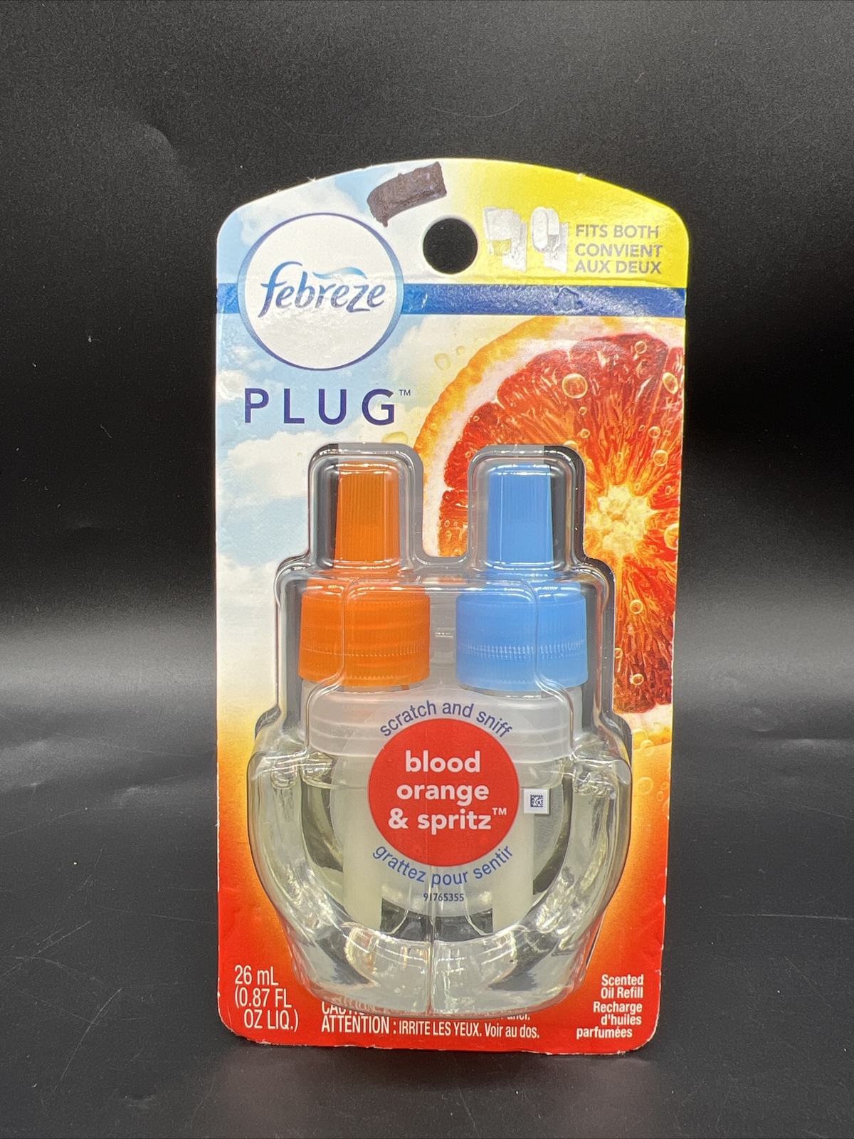 Febreze Plug Air Freshener Blood Orange and Spritz Scented Oil Refill ...