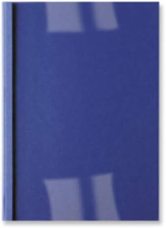 GBC Thermal Folder Leather Look A4 1.5 mm 15 Sheets Blue Pack of 100 | eBay