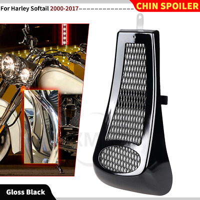 Glossy Front Fairing Chin Spoiler For Harley Softail Springer Deluxe ...