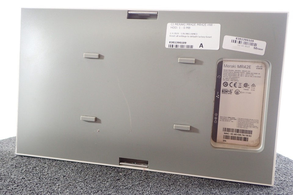 Cisco Meraki MR42E-HW Cloud Managed Wireless Access Point UNCLAIMED ...