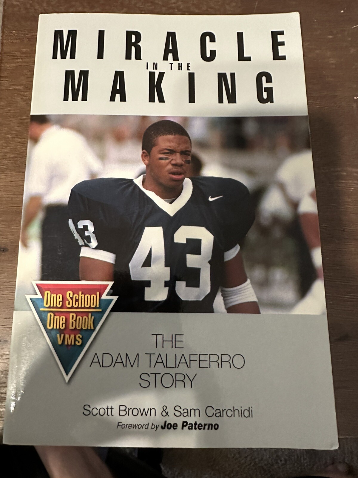 Signed Miracle in the Making The Adam Taliaferro Story Book Paperback ...