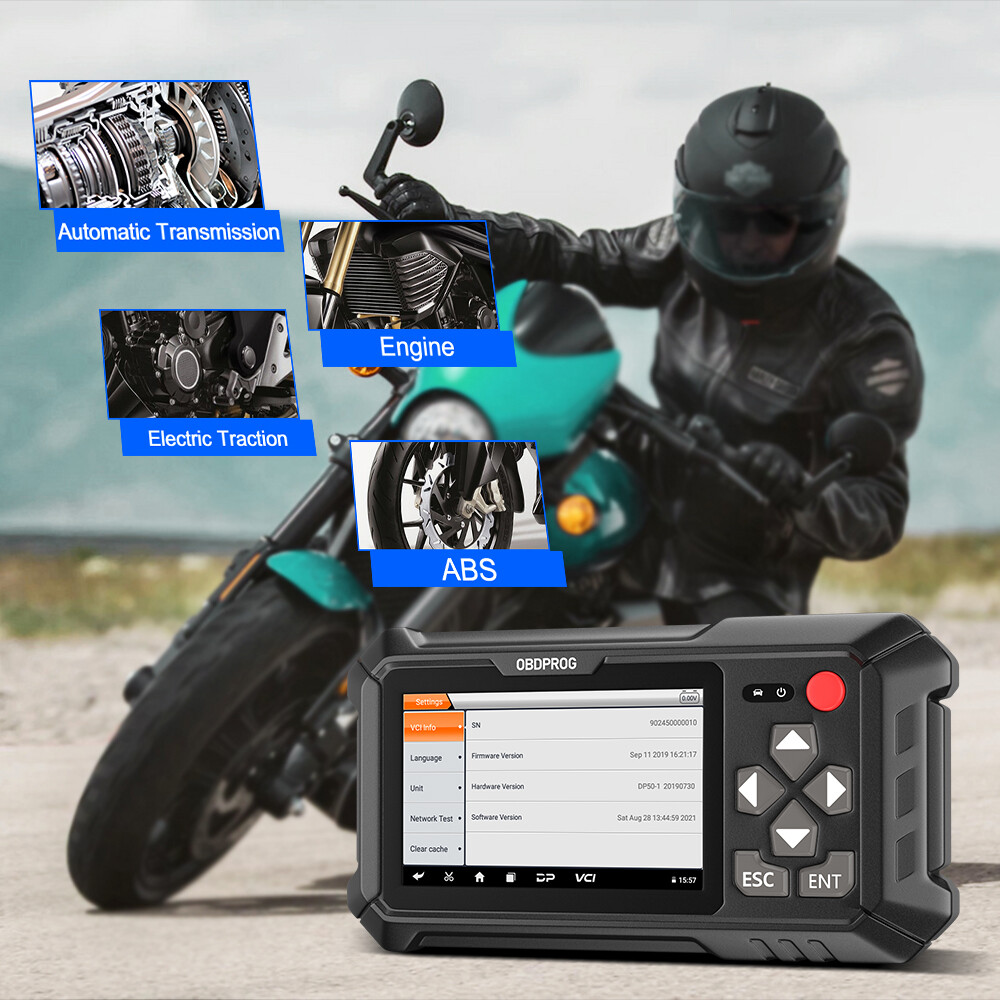 OBD2 Scanner All System ECU Coding Motorcycle Diagnostic Tool for BMW ...