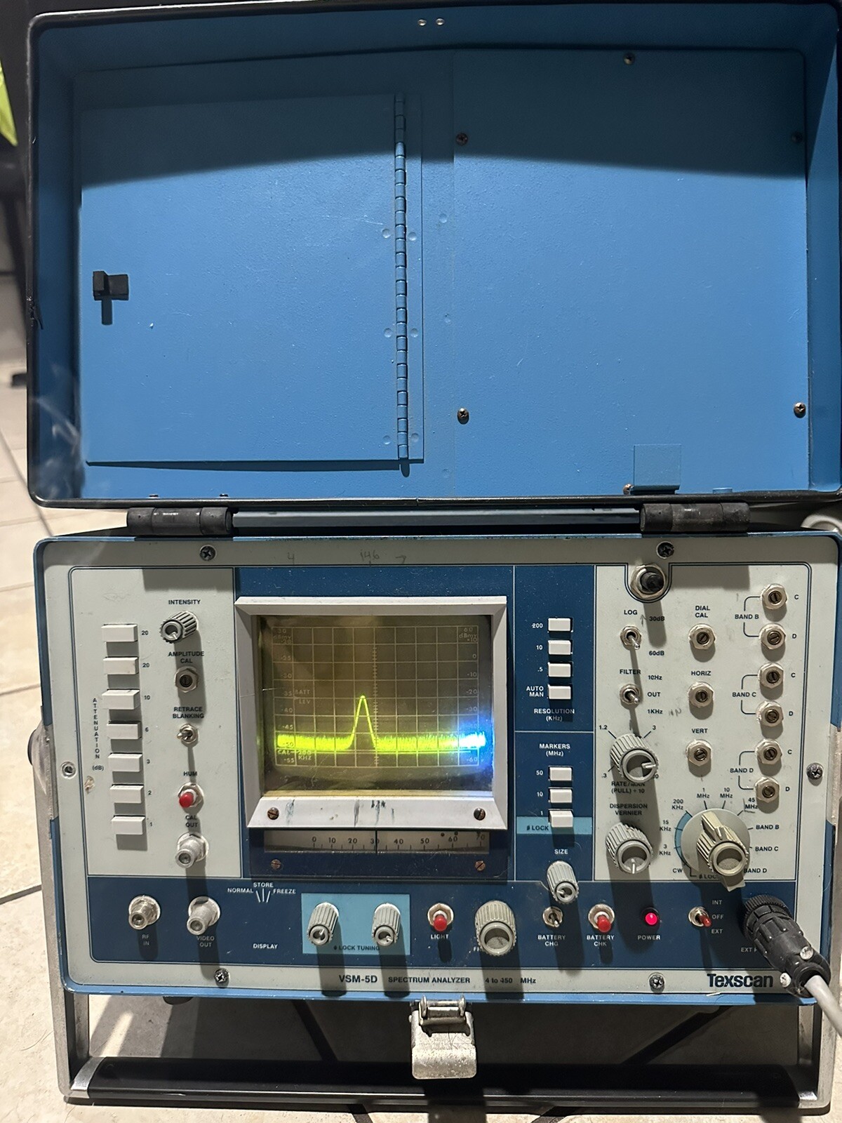 Texscan Vsm 5D spectrum analyzer | eBay