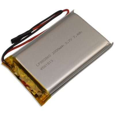 LiPo Akku 2000mAh 3.7 V 1S 803860 804060 Powerbank Bluetooth | eBay