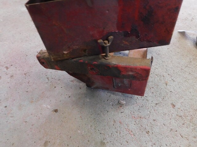 Ford 8N original tractor tool box with bracket Tag #327 | eBay