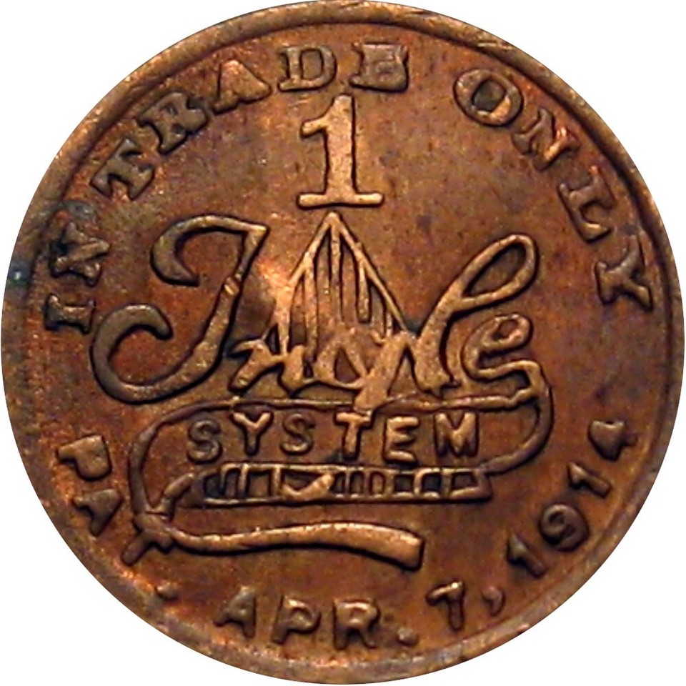 1918 Hendricks West Virginia Lumber Scrip Good For Token J E Poling 1 ...