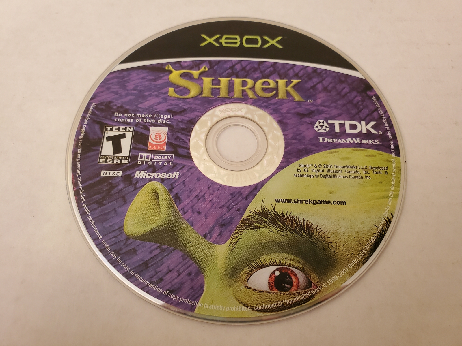 Shrek (Microsoft Xbox, 2001) for sale online | eBay