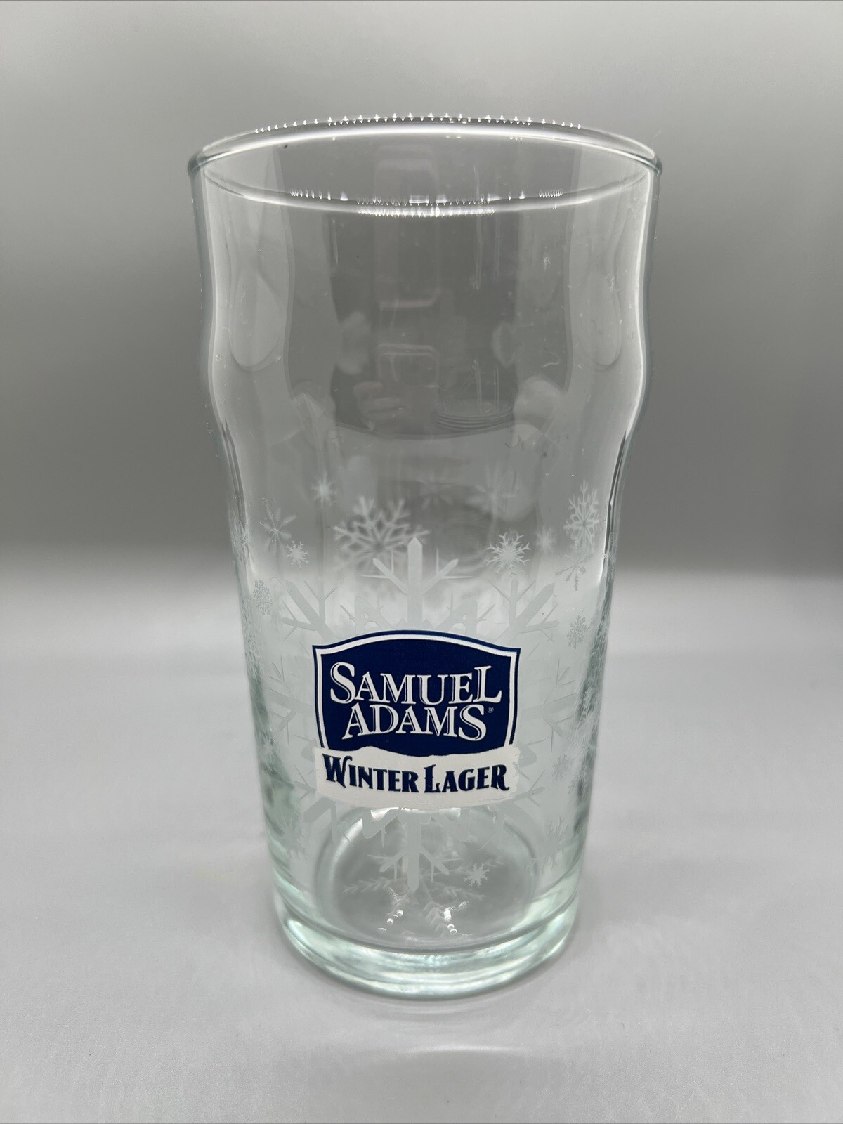 Samuel Adams Winter Lager Beer Pint Glass with Snowflakes | eBay