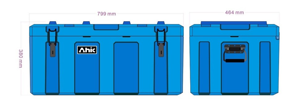 Overland Rugged Case Tool Box 90L Storage Offroad waterproof 4x4 | eBay