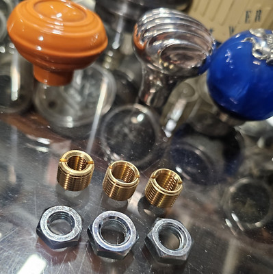 Metric Threaded Insert Adapter Kit for SHIFT KNOB hot rod custom ...
