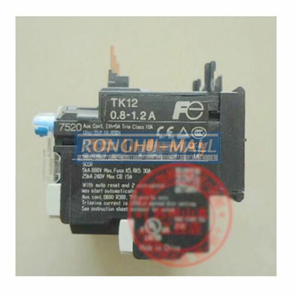 1Pcs New For FUJI Thermal Relay TK12W-P80 TK12 0.8-1.2A | eBay