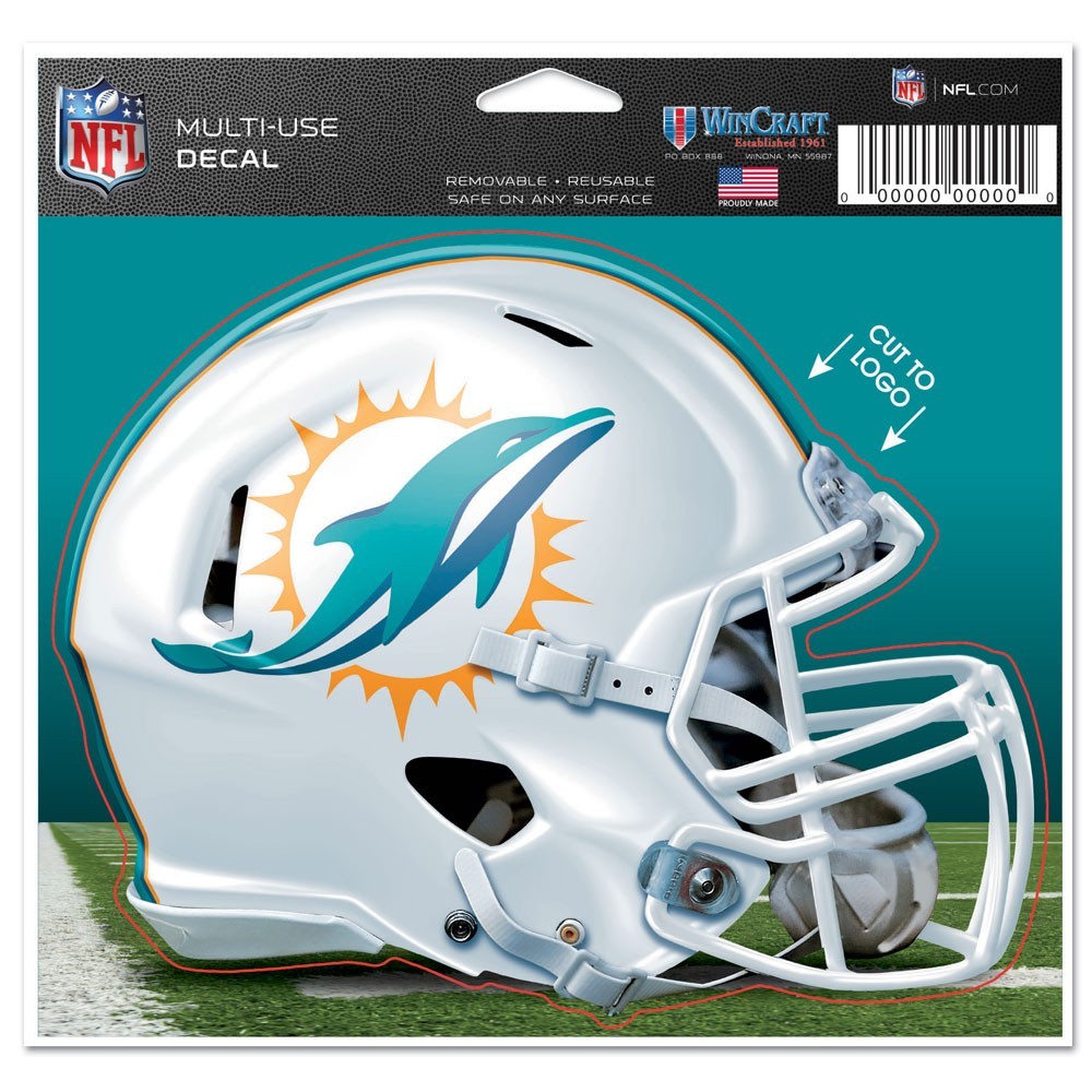 Miami Dolphins Helmet Decals Miami Dolphins Resin Flatback. NFL Planar