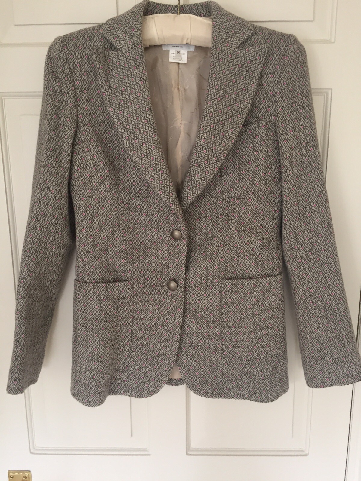 Paul And Joe Wool Tweed Jacket And Matching Skirt 36 - Gem