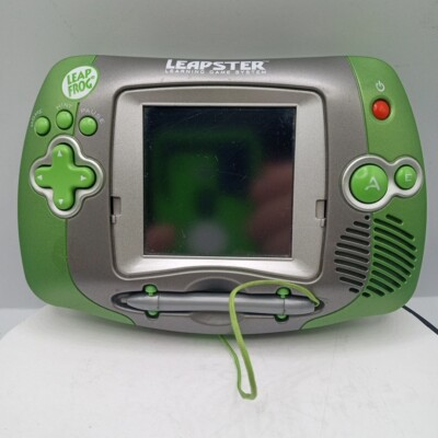 LeapFrog Green Leapster Learning System Handheld Game Console #20200 ...