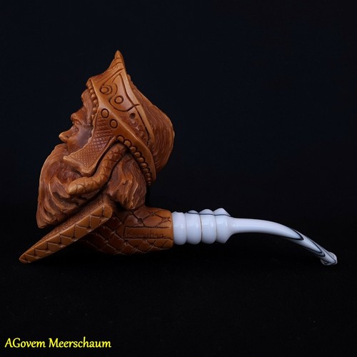 ROMAN SOLDIER Block Meerschaum Pipes, Smoking Pipe, Tobacco pipa, La ...