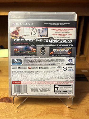 Rocksmith 2014 Edition PS3 Sony PlayStation 3 CIB Complete Learn Guitar ...