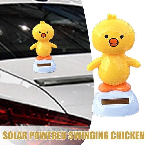Swinging Animated Gift Car Decor Solar Powered Dancing Animal Bobble ...