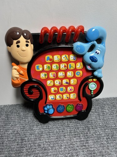 Blue's Clues Electronic Alphabet Joe Learning Letters Notebook Game ...