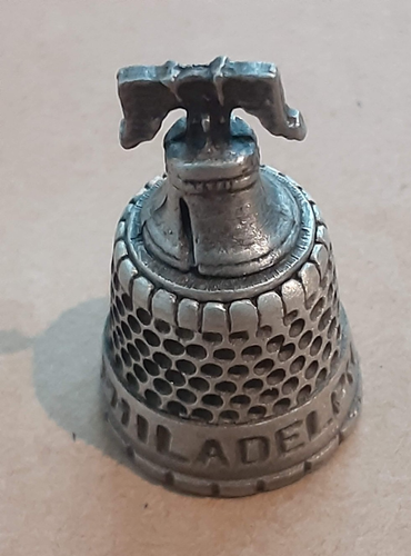 Philadelphia Liberty Bell Thimble VTG 1970's Souvenir Collectible- FREE ...