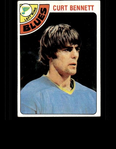 CURT BENNETT 1978 Topps Hockey #31 B1011R5S4P2 FREE SHIPPING | eBay