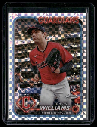 Gavin Williams 2024 Topps Chrome Update X-Fractors #USC77 Cleveland ...