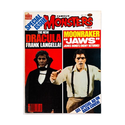 Warren Pub Famous Monsters o #157 "The New Dracula, Frank Langella, Moo ...