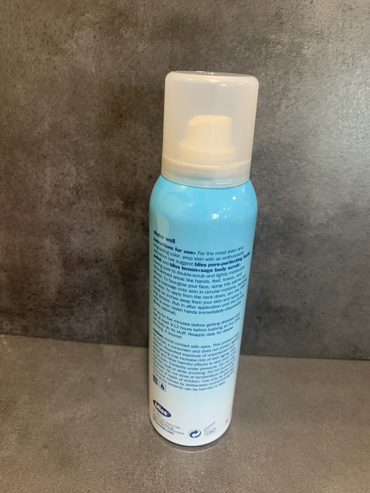 Bliss Self- Tanning Mist With Quick-drying Sun Set Bronzer 4.4 Fl Oz | eBay