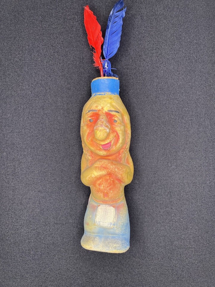 ESTATE FIND 1940’s SOUVENIR TRADING POST RUBBER NATIVE AMERICAN CORK ...