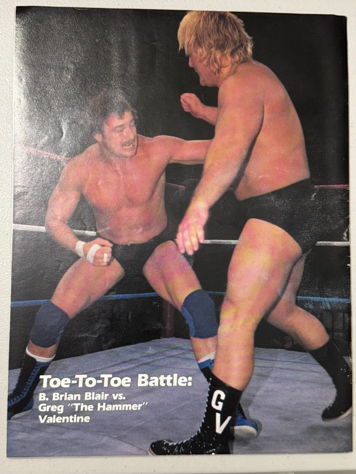 WWF Program 1984, Hulk Hogan, B. Brian Blair, Greg Valentine | eBay