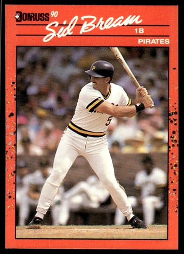 1990 Donruss Baseball Card Sid Bream Pittsburgh Pirates #329 | eBay