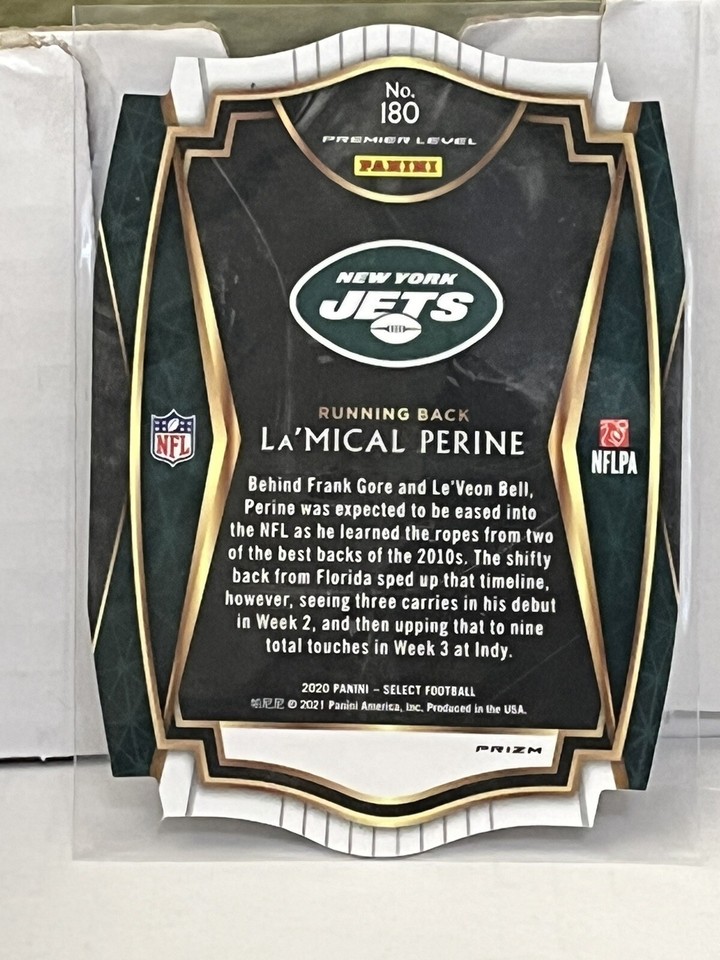 LAMICAL PERINE RC-2020 PANINI SELECT #180 PREMIER LEVEL Purple DIE CUT ...