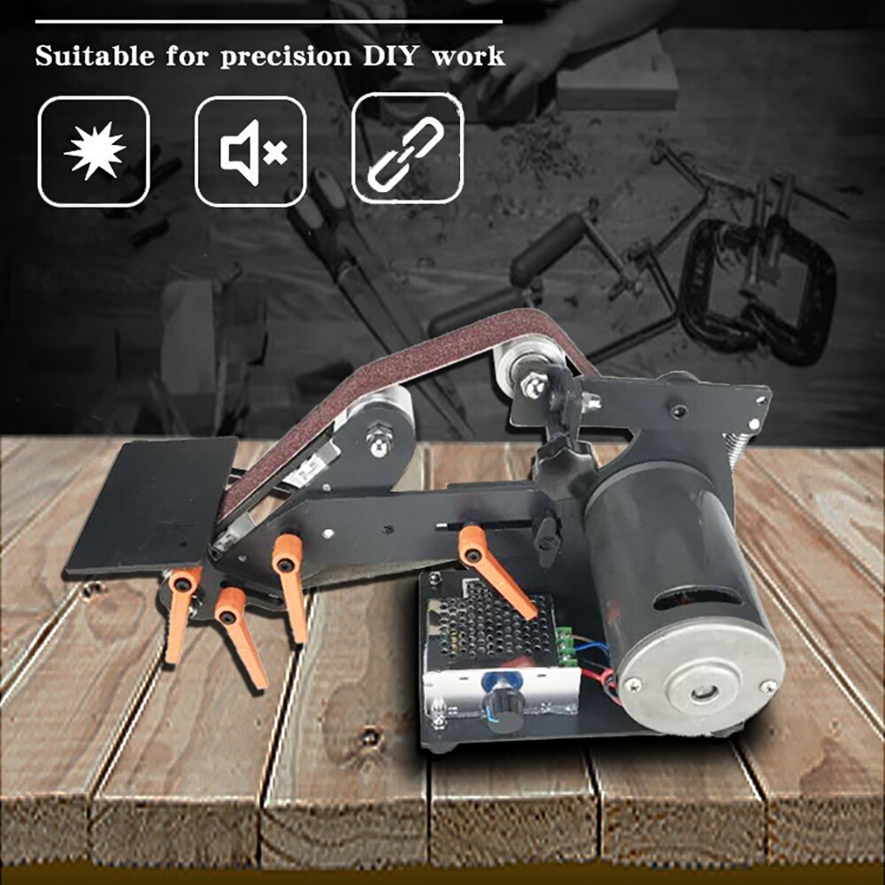 Electric Belt Sander Desktop Knife Sharpening Machine Tool Polishing ...