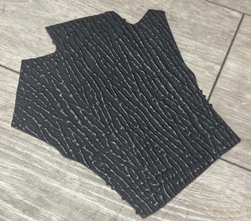 BLACK Genuine Shark Hide Skin Taxidermy Sharkskin Leather exotic Fish ...