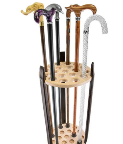 Vintage Storage Rack for Walking Canes Sticks Cabin Fever Home Decor ...