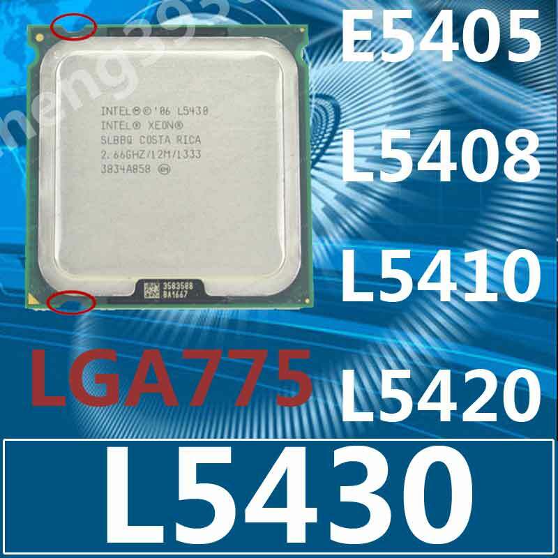 Intel Xeon E5405 L5408 L5410 L5420 L5430 Change to lga775 CPU processor ...