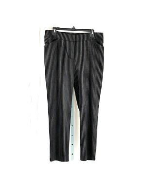 Chico’s black/white pin stripe slacks Chico’s size 2/US 12 580 | eBay