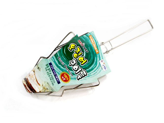 NC Stainless Steel Hand Grill for Grilled Squid Outdoor Camping Made in ...