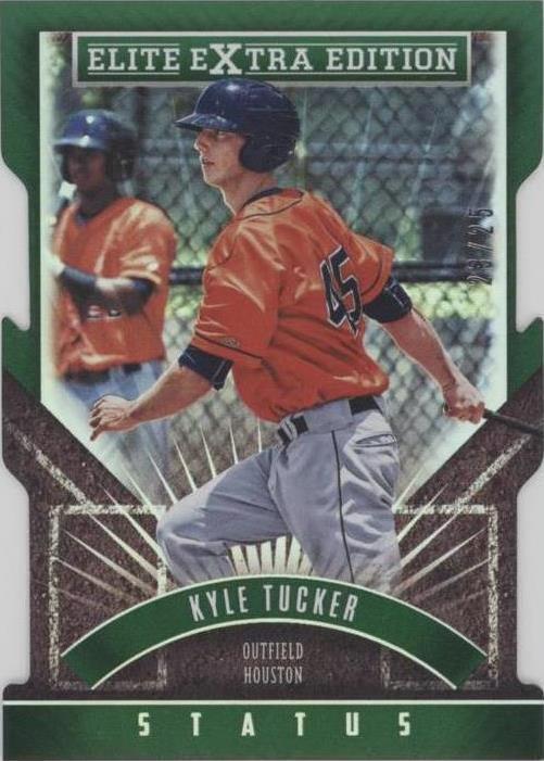 2015 Panini Elite Extra Edition - Kyle Tucker #6 Status Emerald Die-Cut ...